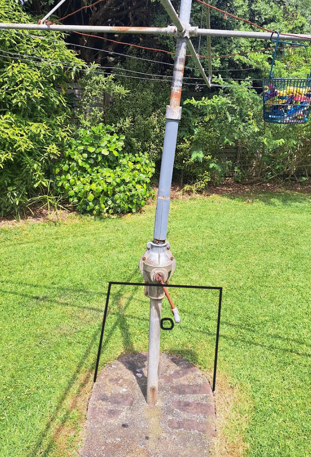 Can I use my existing rotary clothesline pole and just replace the top