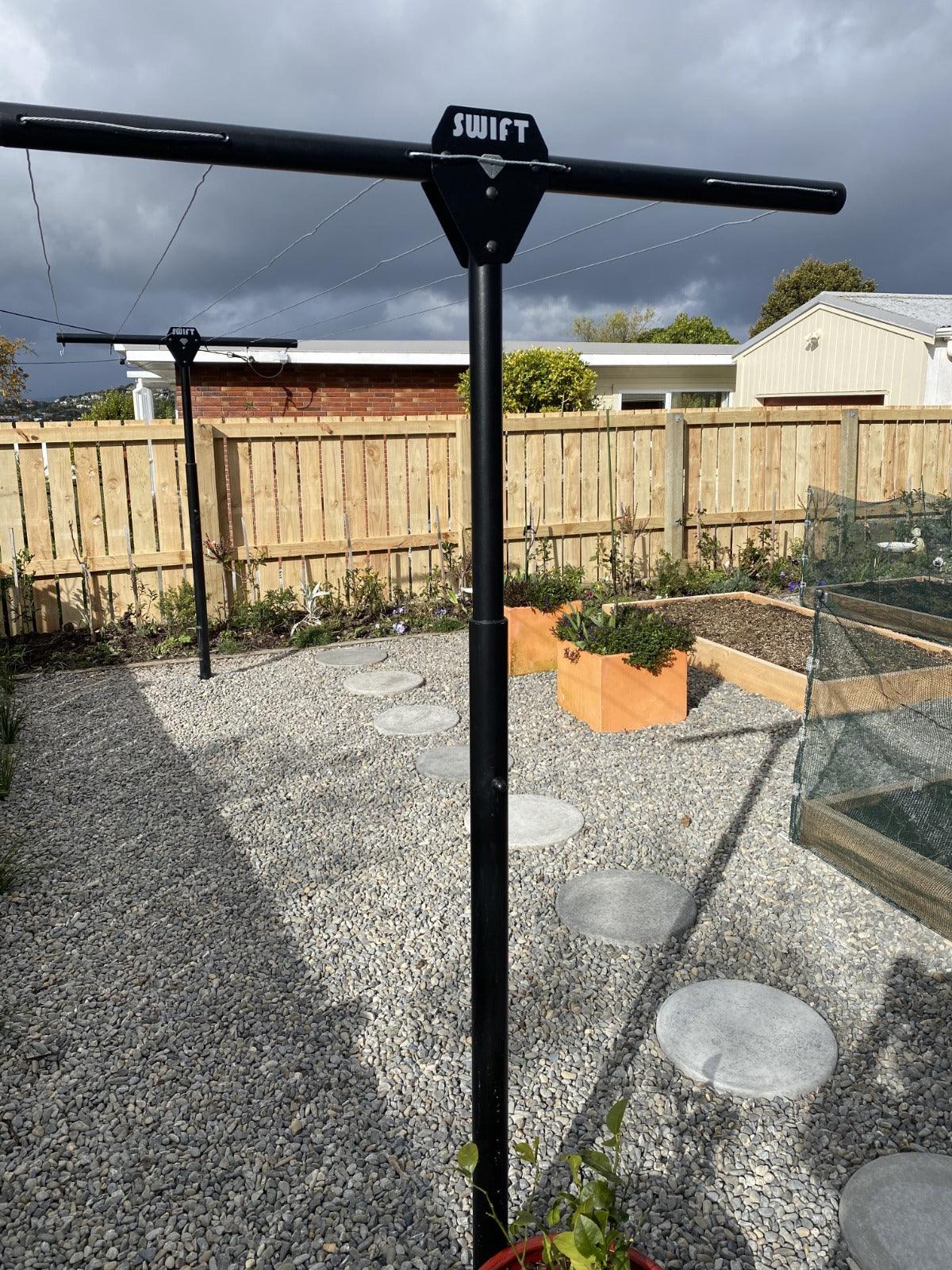 SwiftDry Coastline T Bar Clothesline (1200mm wide, 40m)