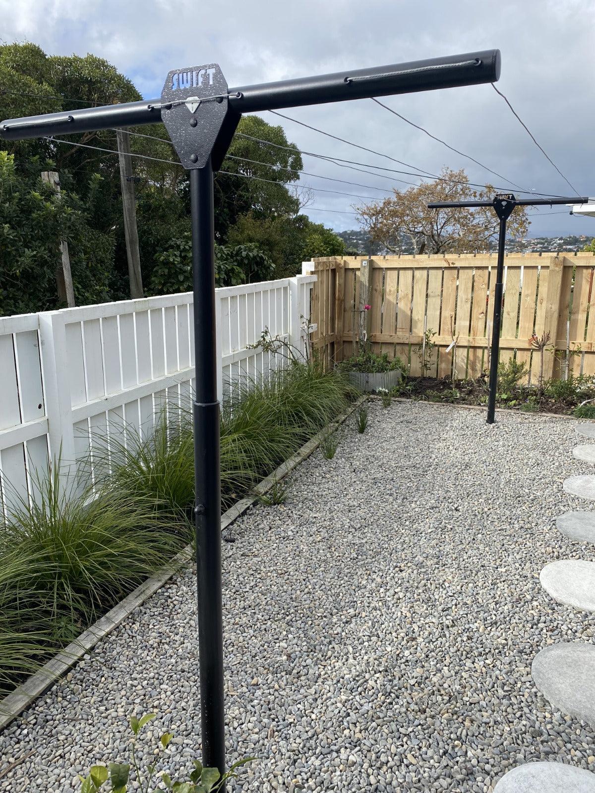 SwiftDry Coastline T Bar Clothesline (1200mm wide, 40m)