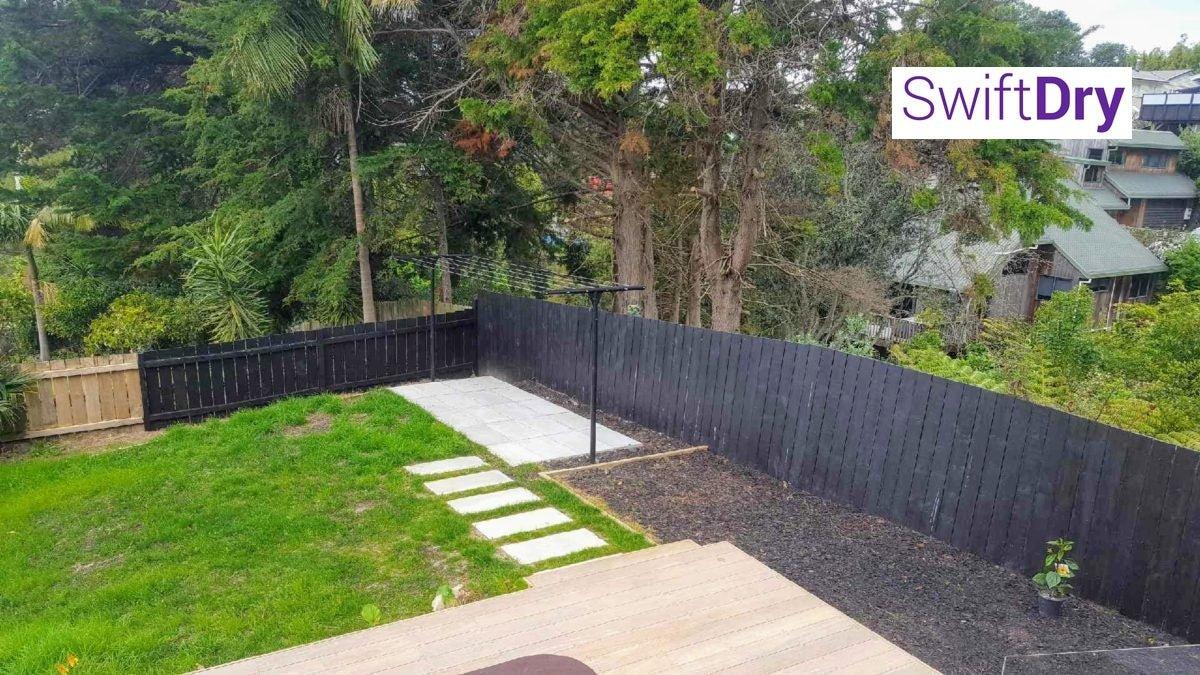 SwiftDry Coastline T Bar Clothesline (1200mm wide, 40m)