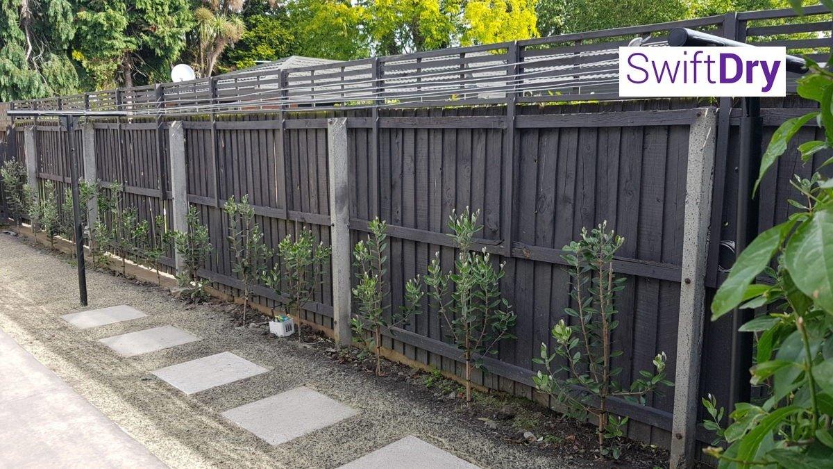 SwiftDry Coastline T Bar Clothesline (1200mm wide, 45m)